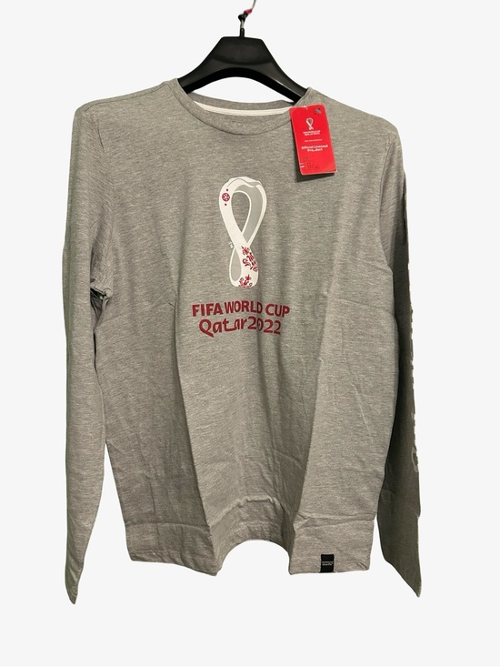 Fifa | Shirts | Fifa World Cup Qatar 222 Long Sleeve Tee Gray | Poshmark